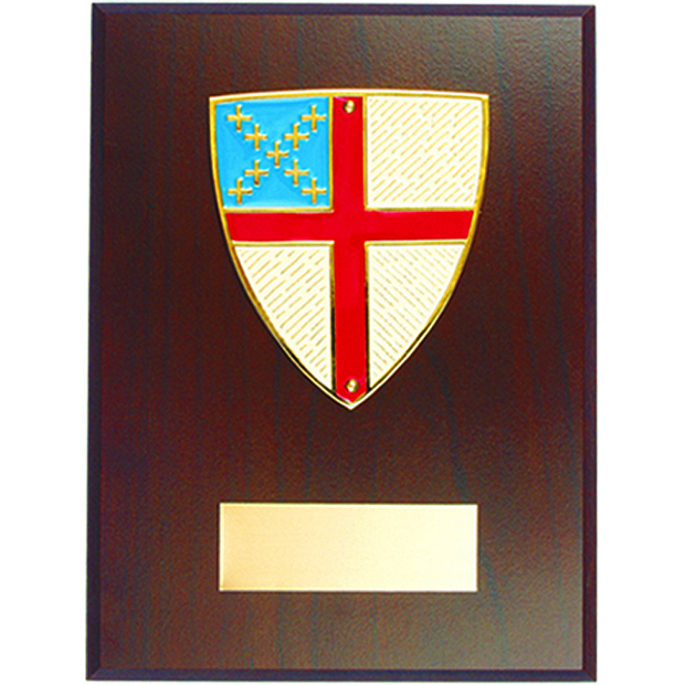 Episcopal Shield Wall Plaque | Episcopal Recognition Plaques | Terra ...