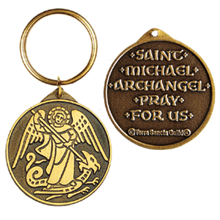 St. Michael Key Ring | St. Michael Medals | Terra Sancta Guild