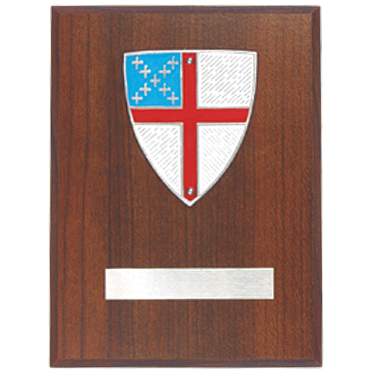 Episcopal Shield Plaques | Episcopal Award and Recognition Plaques ...