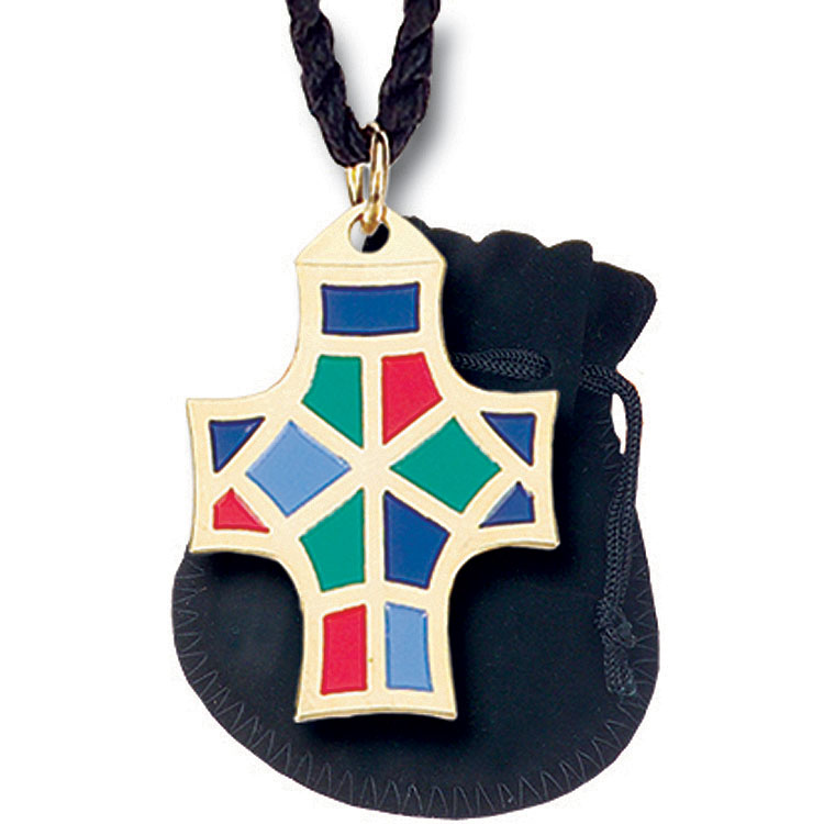 Monogram of Christ Cross Pendant | Terra Sancta Guild