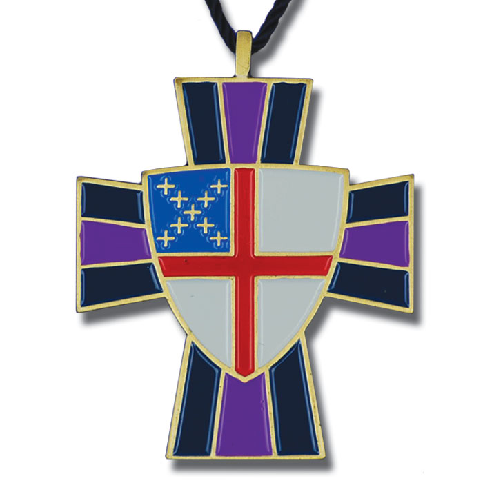Episcopal Shield Pendant | Episcopal Shield Cross | Terra Sancta Guild