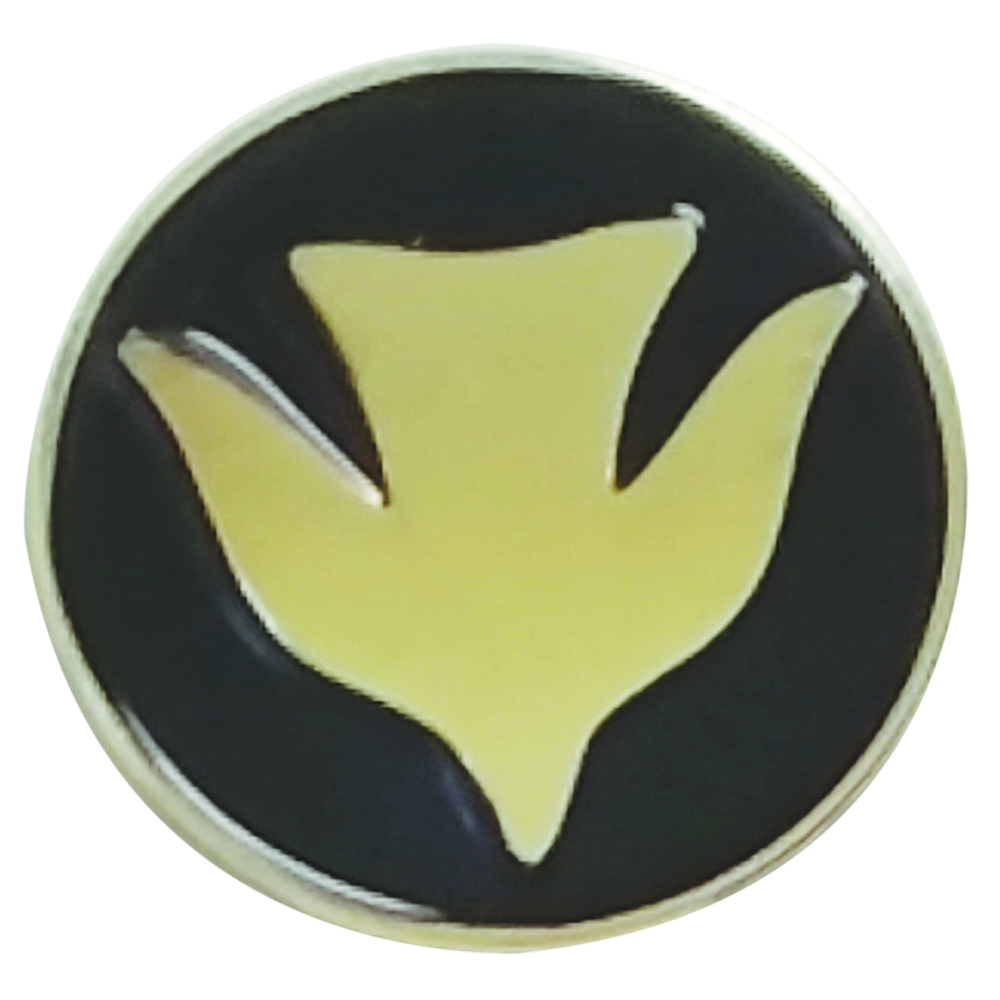 Descending Dove Pin | Descending Dove Lapel Pin | Terra Sancta Guild
