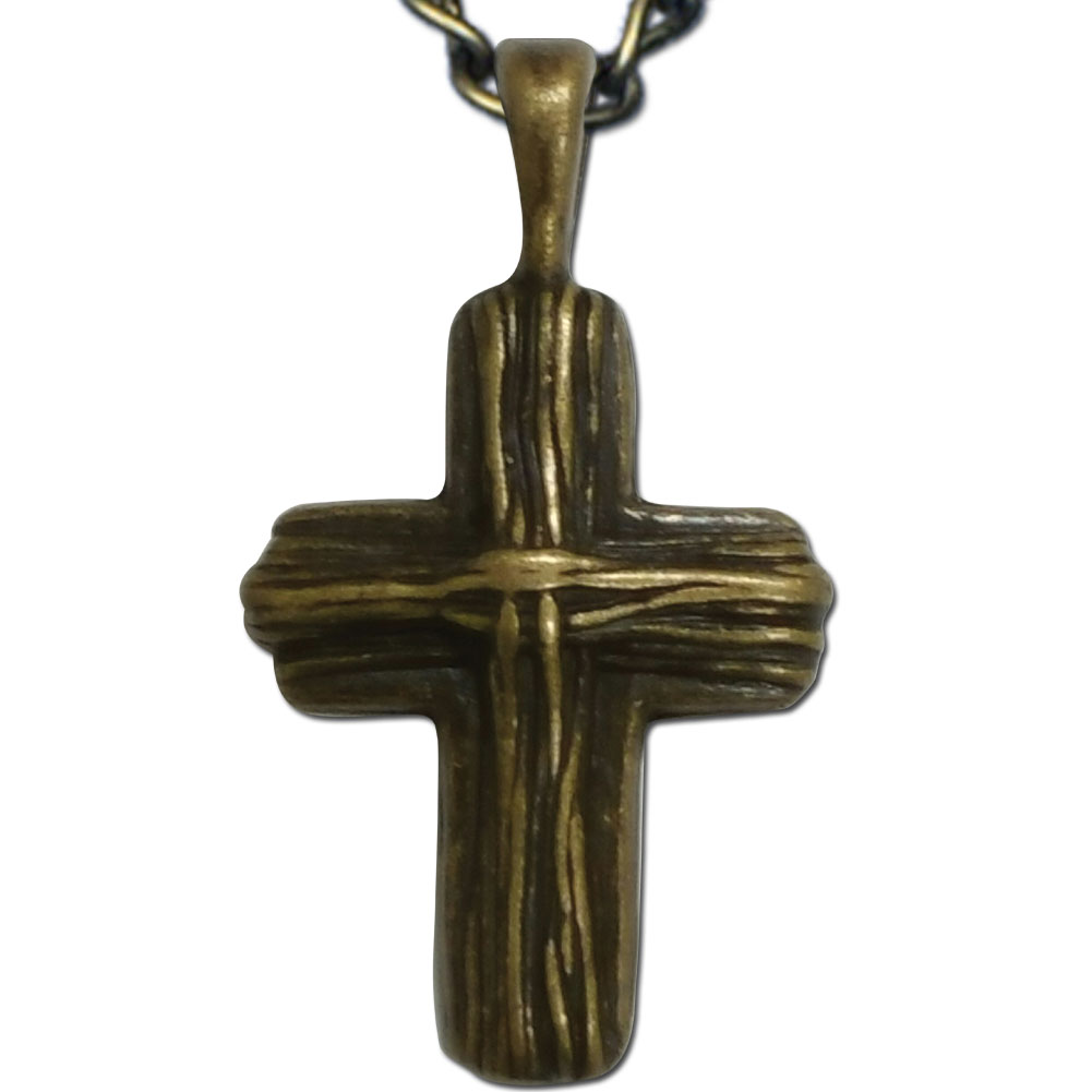 Wood Grain Latin Cross | Terra Sancta Guild