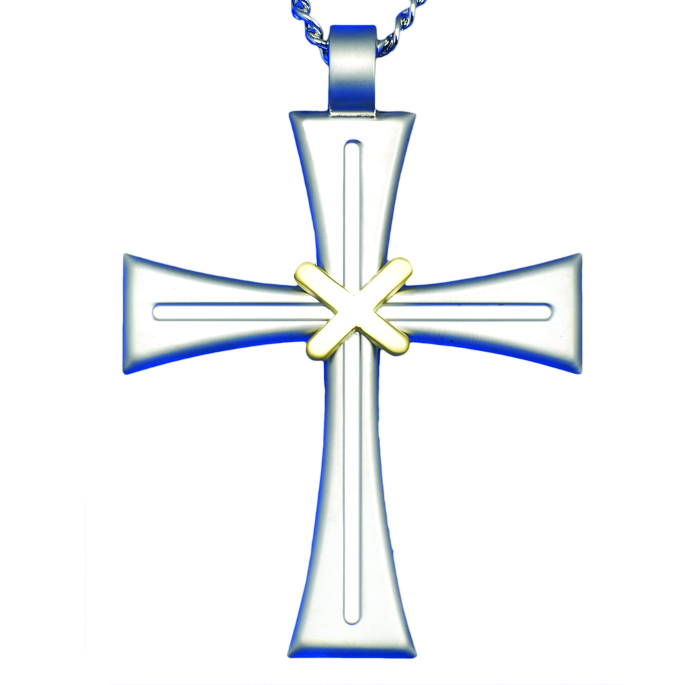 Silver Twine Pectoral Cross | Gold Twine Silver Pectoral Crosses ...