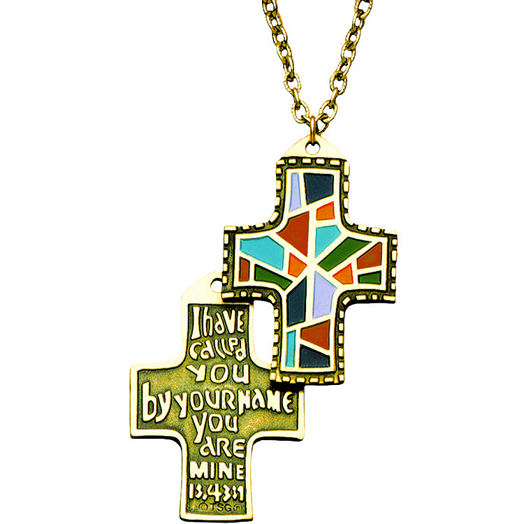 Monogram of Christ Cross Pendant | Terra Sancta Guild