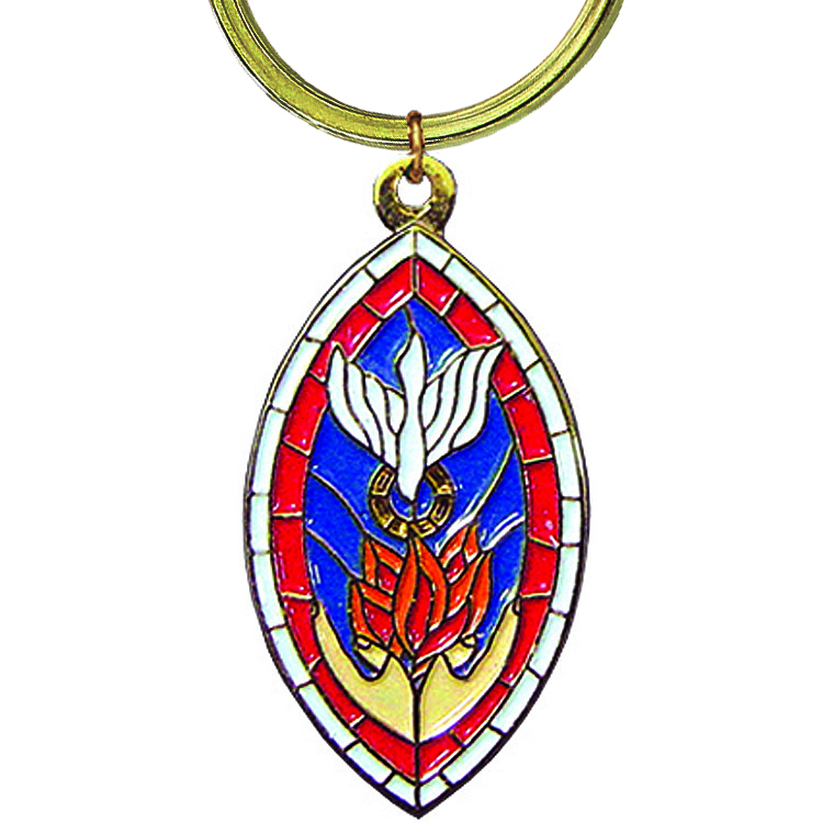 Holy Spirit Key chain | Holy Spirit Key ring | Terra Sancta Guild