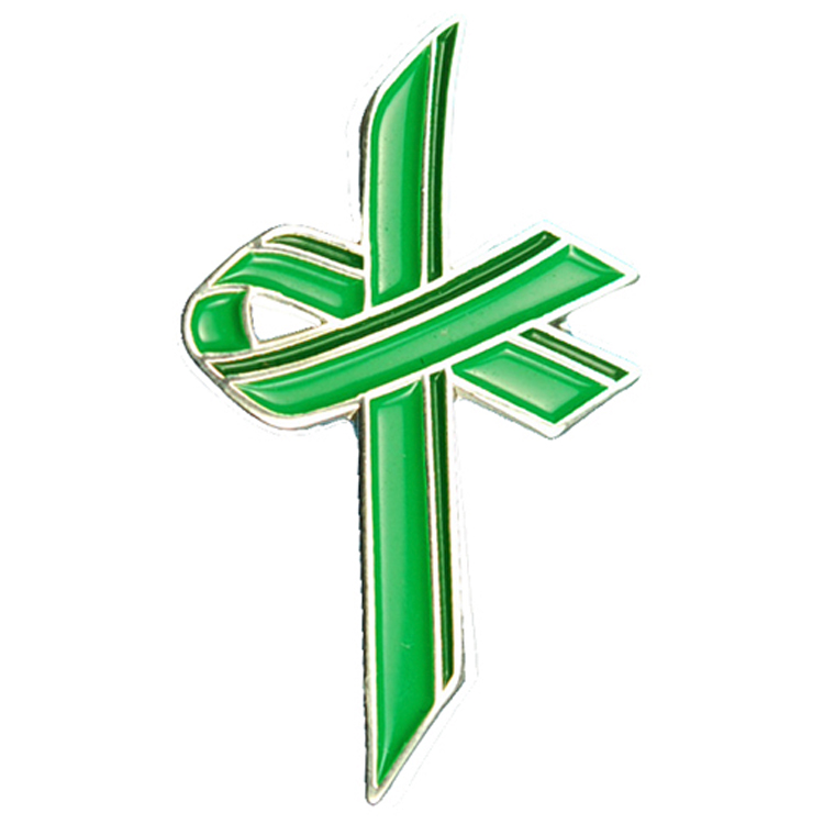 Green Awareness Cross | Terra Sancta Guild | Awareness Crosses ...