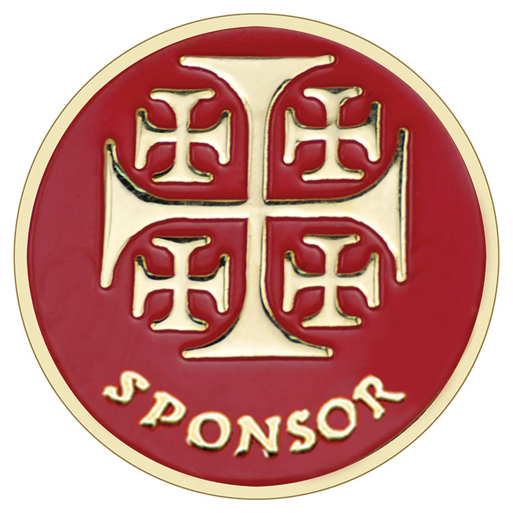 Sponsor Pins | Sponsor Lapel Pin | Terra Sancta Guild