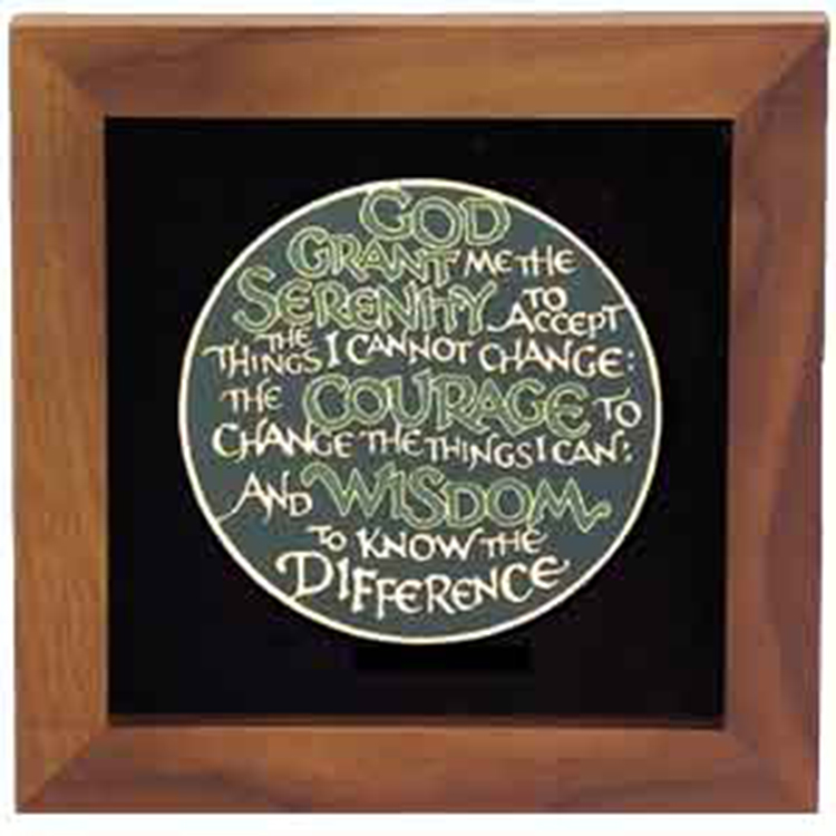 Serenity Prayer Frame: Terra Sancta Guild