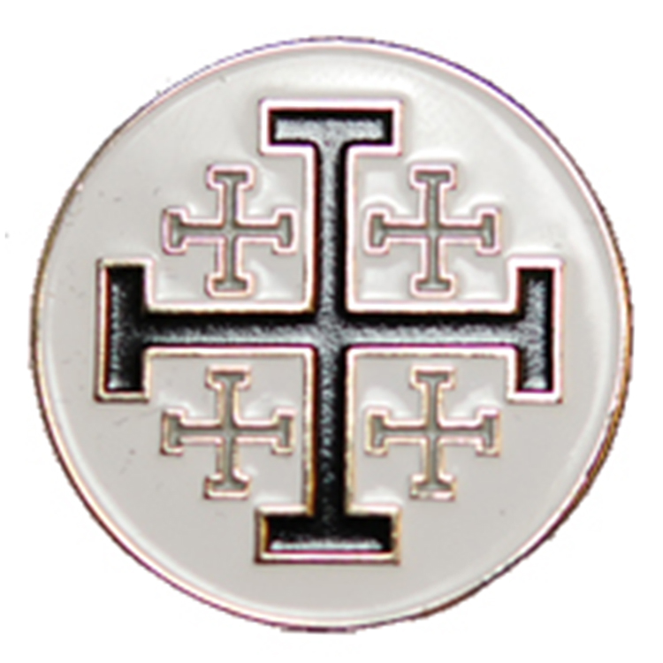 Jerusalem Cross Ball Marker | Terra Sancta Guild | Christian Golf Gifts ...