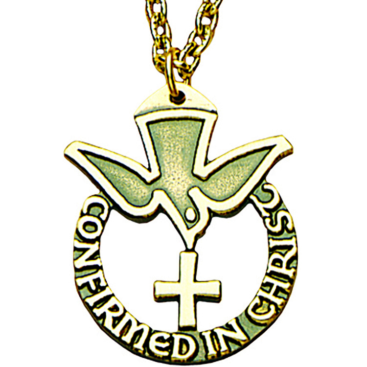 Confirmed In Christ Pendant | Confirmation Pendants | Terra Sancta Guild