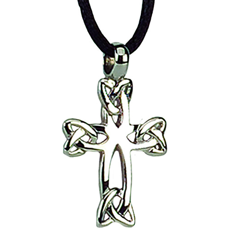 Celtic Trinity Cross | Stainless Steel Celtic Cross | Terra Sancta Guild