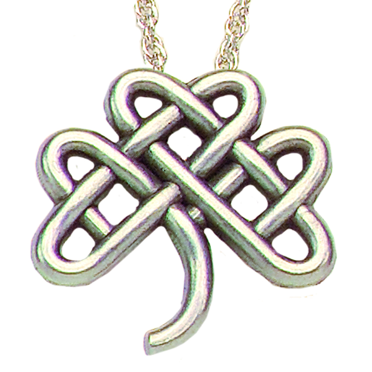 Celtic Cross With Clover
