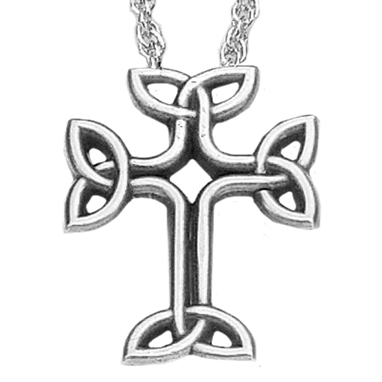 Celtic Knot Cross Pendant by Terra Sancta Guild