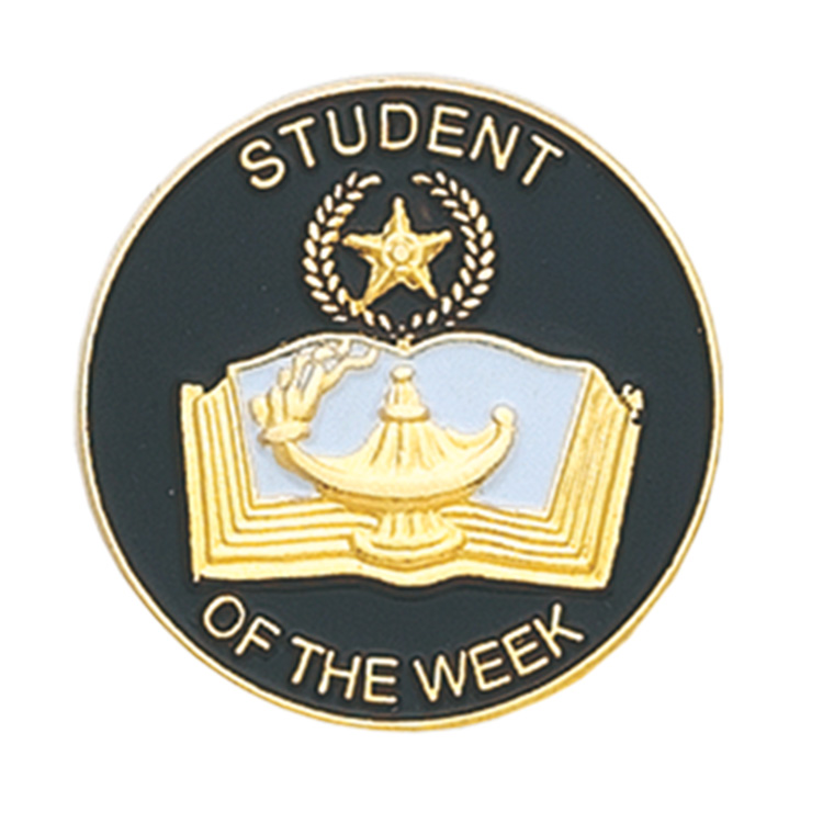student recognition pins | student of the week pins | student pins ...