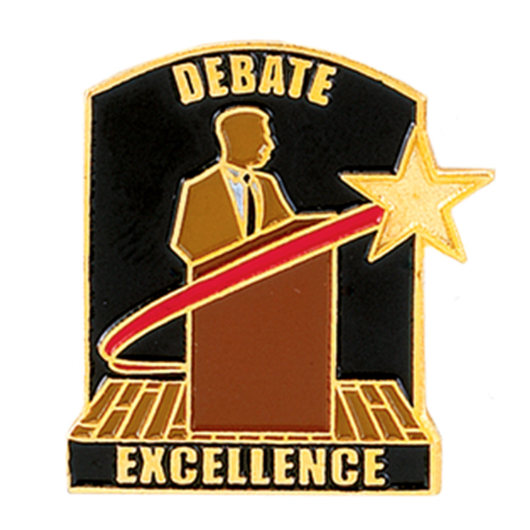 debate pins | debate excellence pins | debate club pins | terra sancta ...
